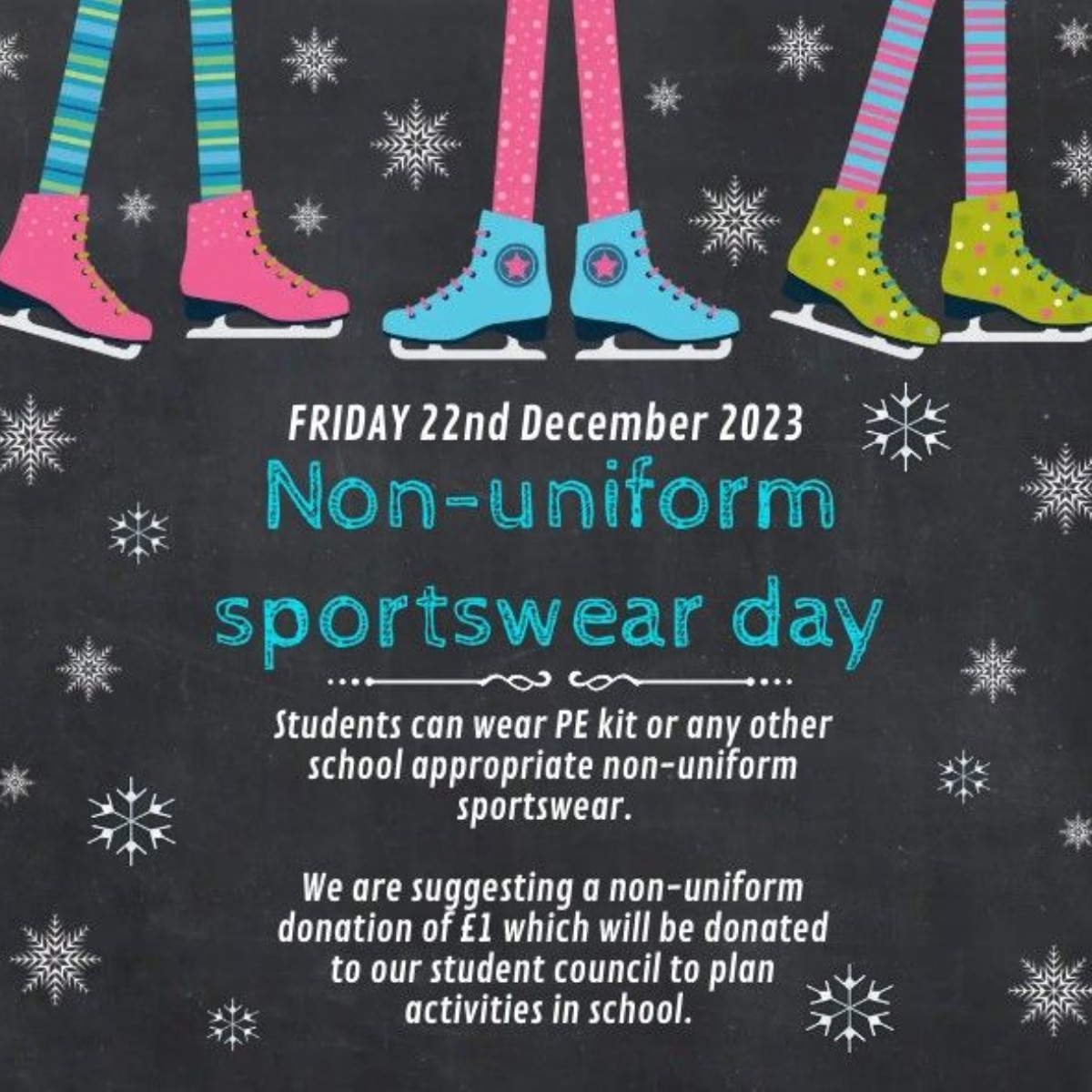 Chaucer School - Friday 22nd December 2023 Non-uniform