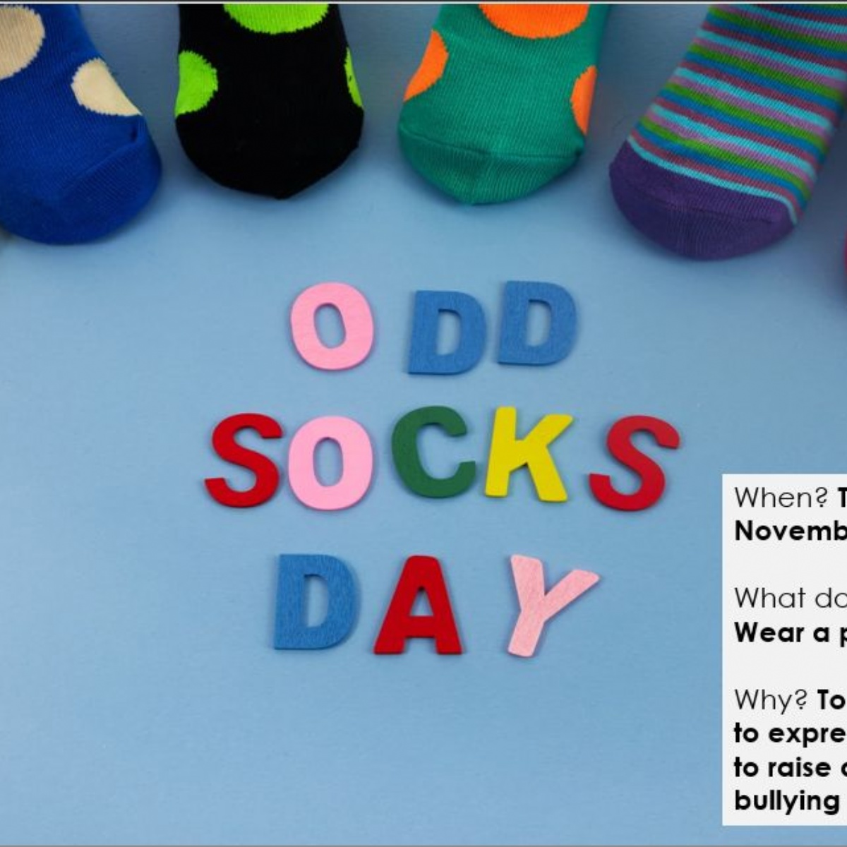 Chaucer School - Odd Socks Day 2024
