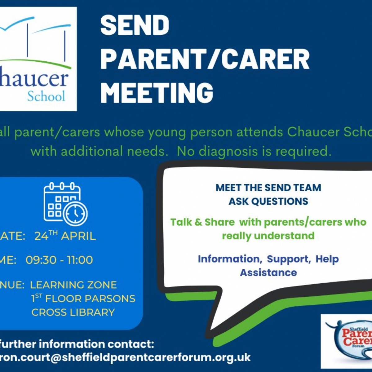 Chaucer School - SEND Parent/Carer meeting