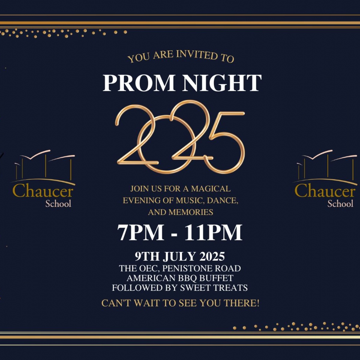 Chaucer School - Year 11 Prom 2025!