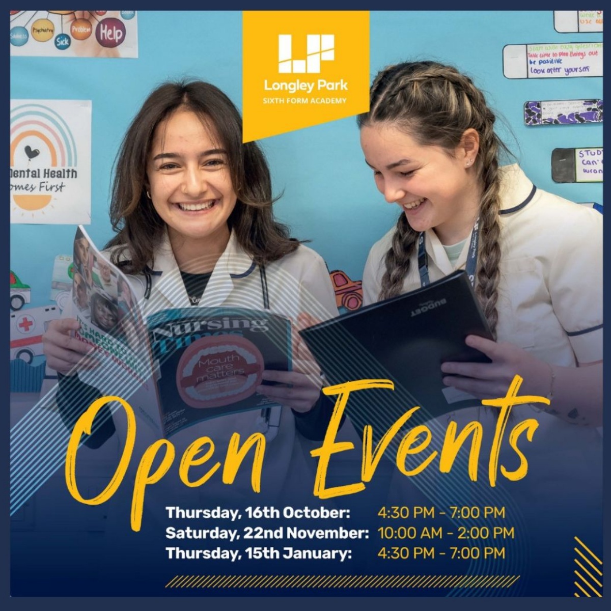 Chaucer School - Longley Park Open Evening 16th October 2025